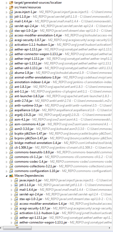 Maven Duplicated Jar Files In Eclipse Project Stack Overflow